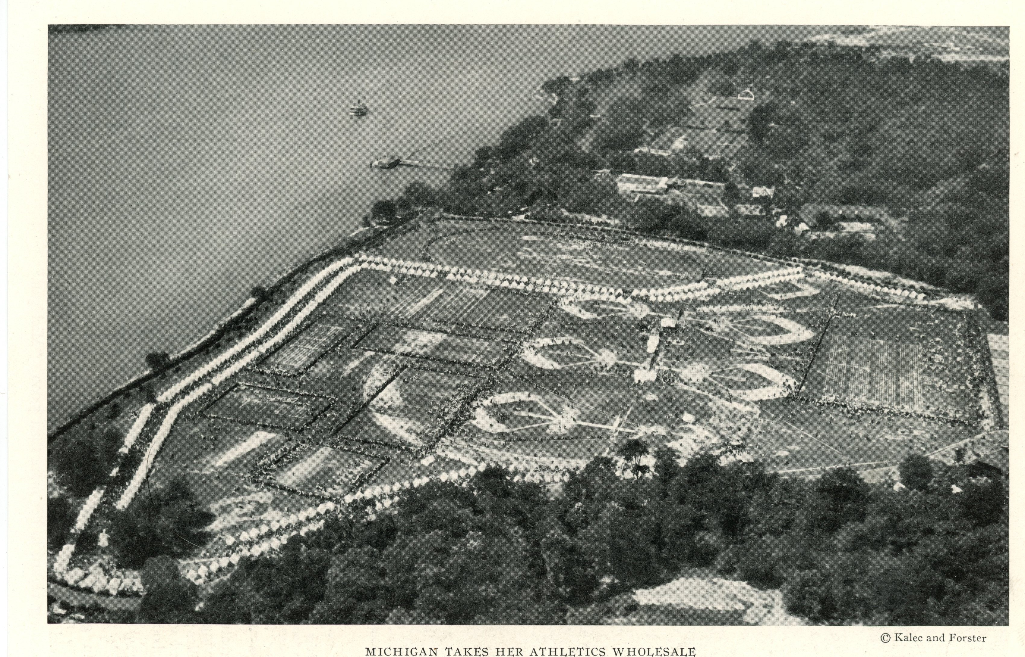 Athletic Field & Pavilion – Historic Belle Isle Park, Detroit, Michigan